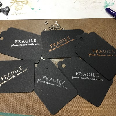 FRAGILE Stamp Fragile Please Handle With Care Stamp Ceramics Pottery ...
