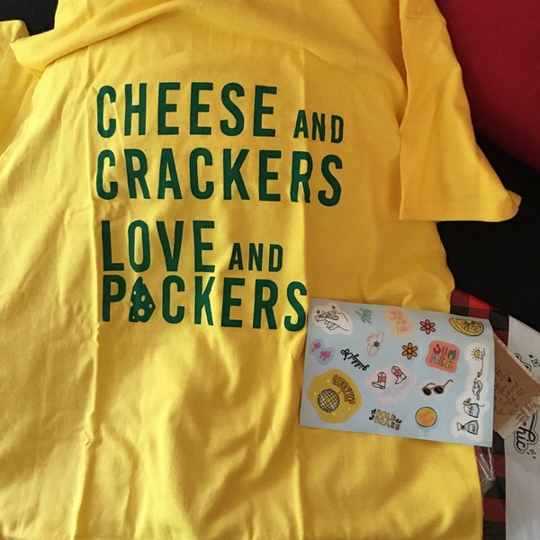Cheese and Crackers Beer and Packers, Green Bay Packers Shirt - Etsy