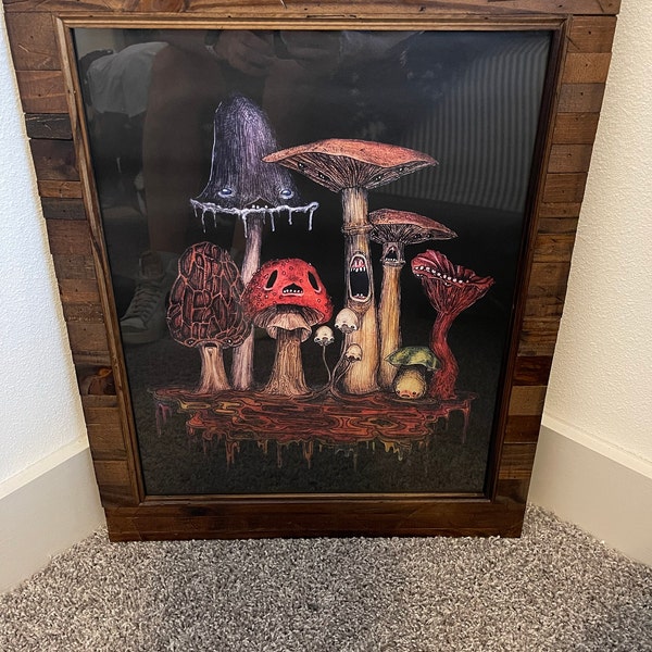 The Miserable Mushrooms, Spooky Mushrooms, Creepy Cottagecore, Macabre ...