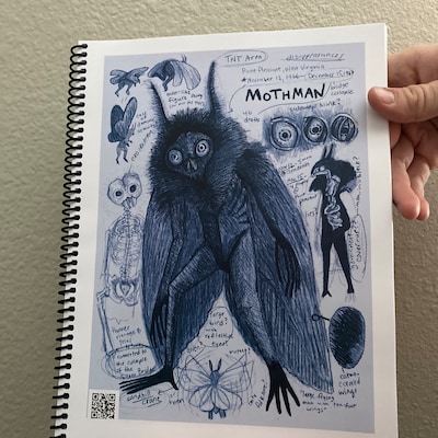 Mothman and Friends Cryptid Coloring Pages 5 Instant - Etsy Canada