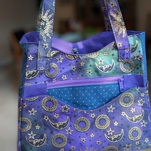 Emilina Handbag With Internal Zipper Pocket Divider PDF Pattern RLR ...