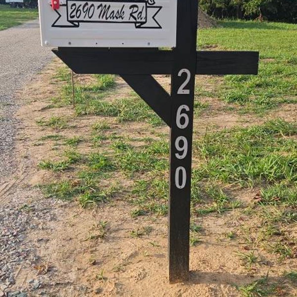 Mailbox Decal With Daisies and Banner, Mailbox Sticker With Daisies and ...