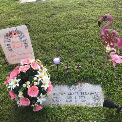 Baby Girl or Boy Angel Flag, Bereavement, Personalized With Name and ...