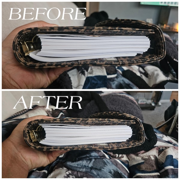 A6 Binder Pockets: Transparent PVC 6-ring Organizer - Etsy