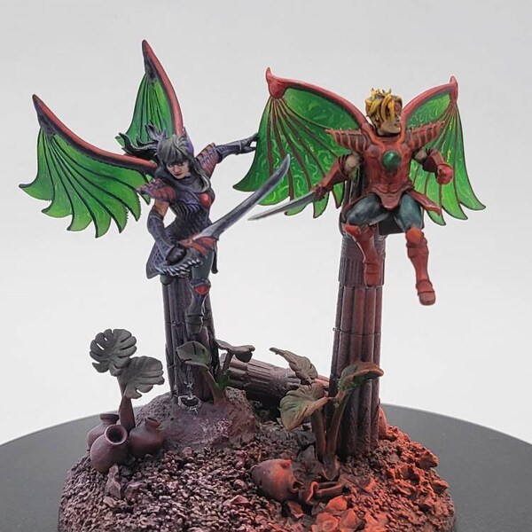 Rose Winged | Fantasy Miniature | Dnd Miniature | RPG | Tabletop Game ...