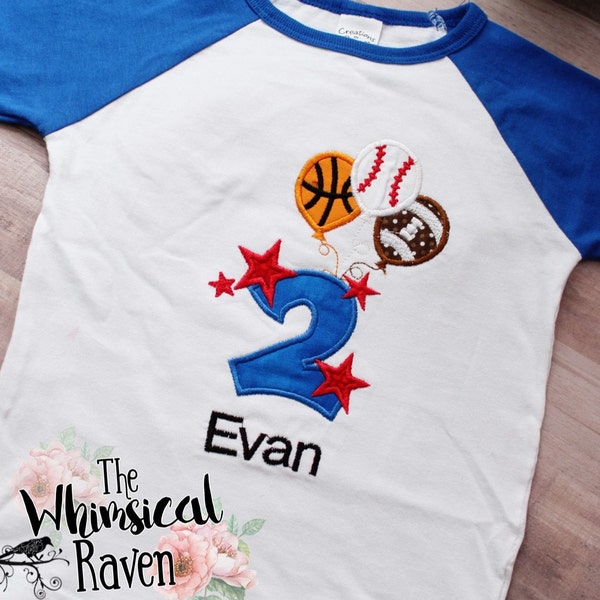 Boys Star Number 2 Birthday Applique Machine Embroidery Design Two 2nd ...