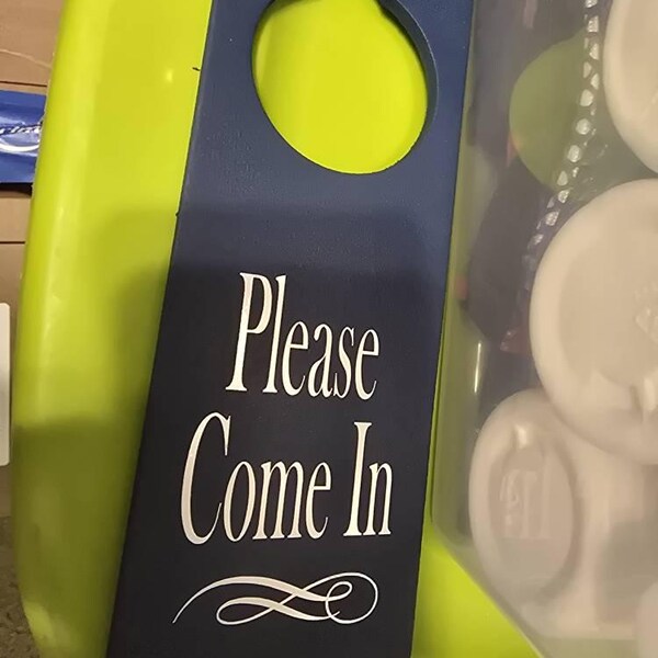 Please Use Front Door Sign With Arrow Welcome Entry Door Directional ...