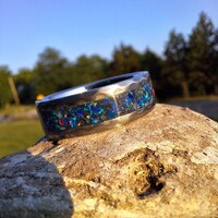 Purple Glow Powder, Ring Making Supplies, Glow in the Dark Pigment ...