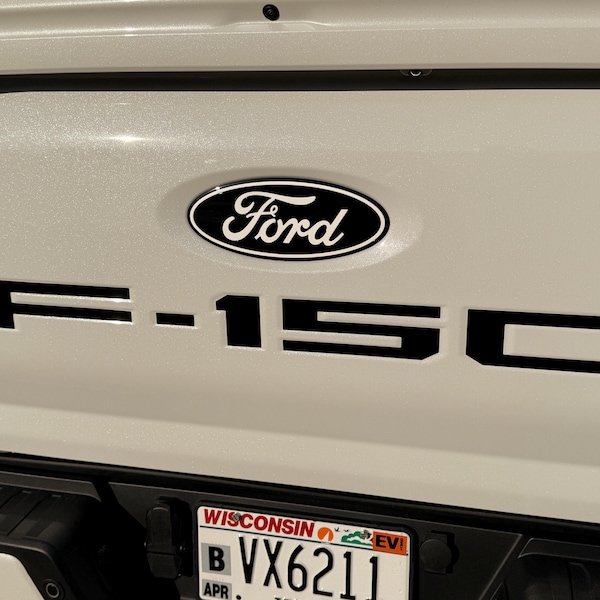 2024-2026 Ford F-150 Pro Access Tailgate Letter F150 Vinyl Inserts ...