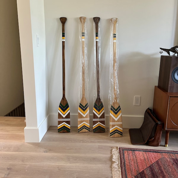 Hudson Bay Stripes Wood Canoe 5ft Paddle - Etsy