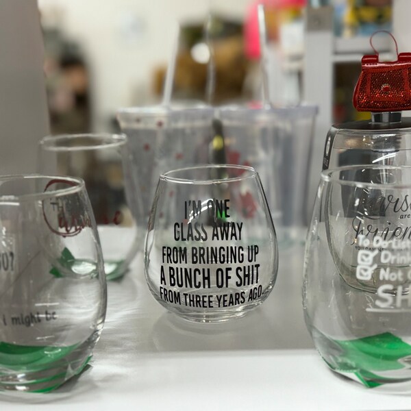 Drinking Humor SVG: Wine Glass, Funny Alcohol Quote (cut File) - Etsy