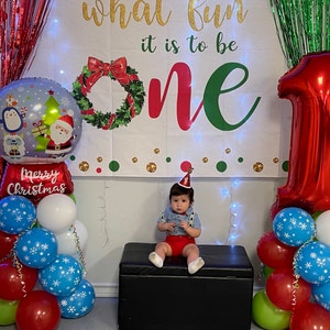 Christmas 1st Birthday Merry Birthday Christmas Birthday - Etsy