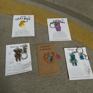 Lucky Duck Keychain, Lucky Keyring, Gifts for New Job, Good Luck ...