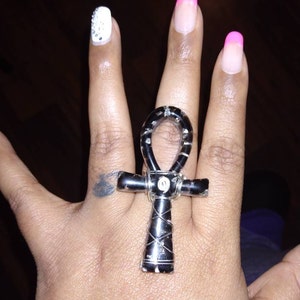 Black Obsidian Ankh/protection - Etsy