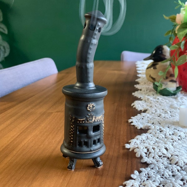 Ceramic Handmade Incense Holder Art Home Decoration Small Stove Incense ...