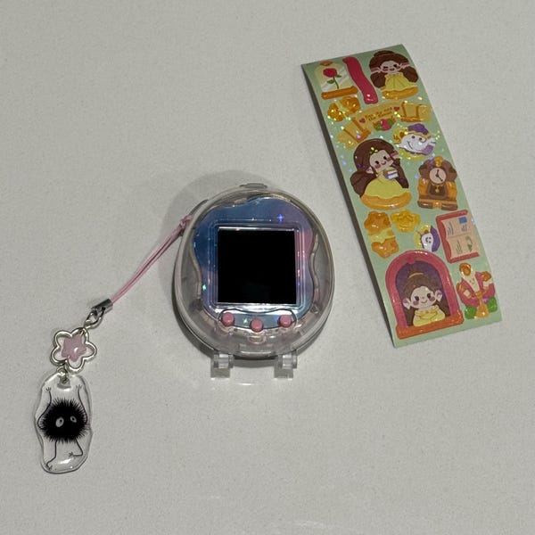 Pink + Green Manga Heisei Retro Sticker Deco Resin Juminocore Japanese ...