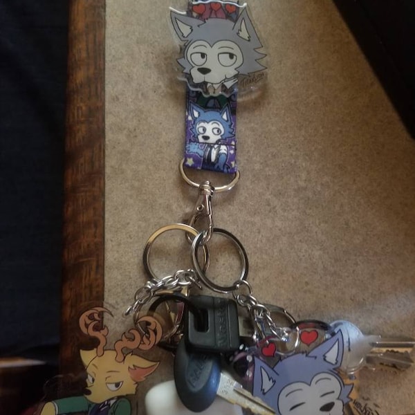 LEGOSHI LANYARD With Pin Beastars - Etsy