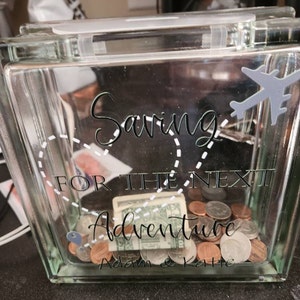 Vacation Savings Fund Bank, Vacation Coin Jar, Gift for Traveler, Gift ...