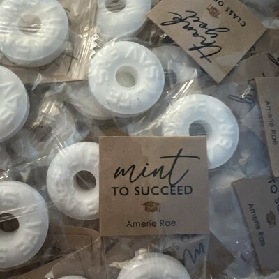100pcs Mint to Succeed Favors,graduation Mints,graduation Party Favors ...
