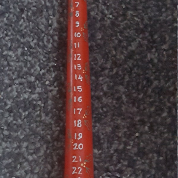 Advent Candle Taper, Calendar, Christmas, Count Down, Danish ...