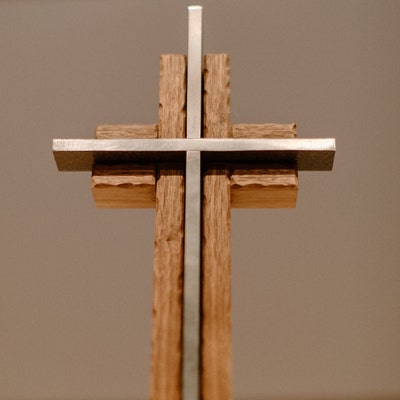 Wedding Cord of Three Strands Ceremony Cross Natural Wood & Rope Unity ...