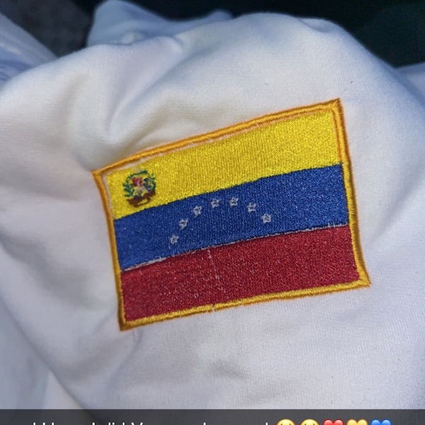 Venezuela (with Crest) National Flag - Embroidery Design Download - Etsy