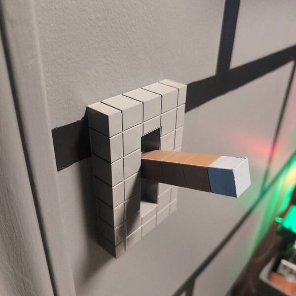 Minecraft-inspired Lever Triple Light Switch Plate - Etsy