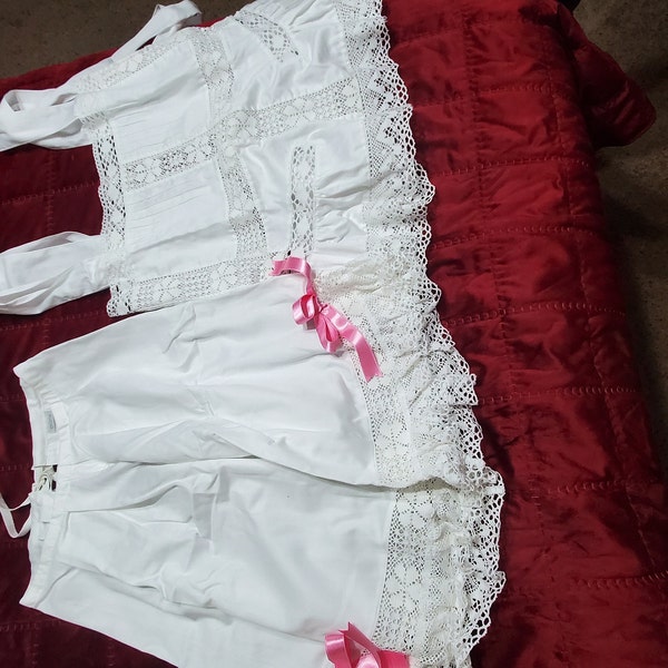 Victorian Nightgown, Vintage Sleepwear, 1800s Sleepdress, Old Fashioned ...