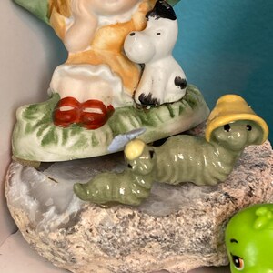 Norcrest Basset Hound Figurine. Vintage Realistic Ceramic Playful Goofy ...