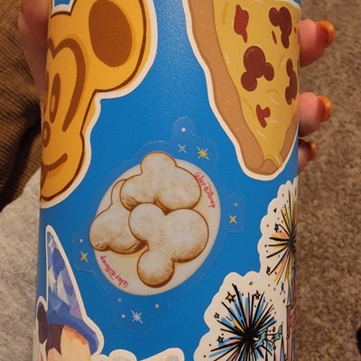 Disney Beignets Transparent Sticker/ Pixie Dust Food Snacks Hidden ...