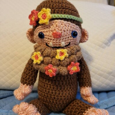 Littlefoot the Sasquatch Amigurumi Bigfoot Crochet Pattern - Etsy
