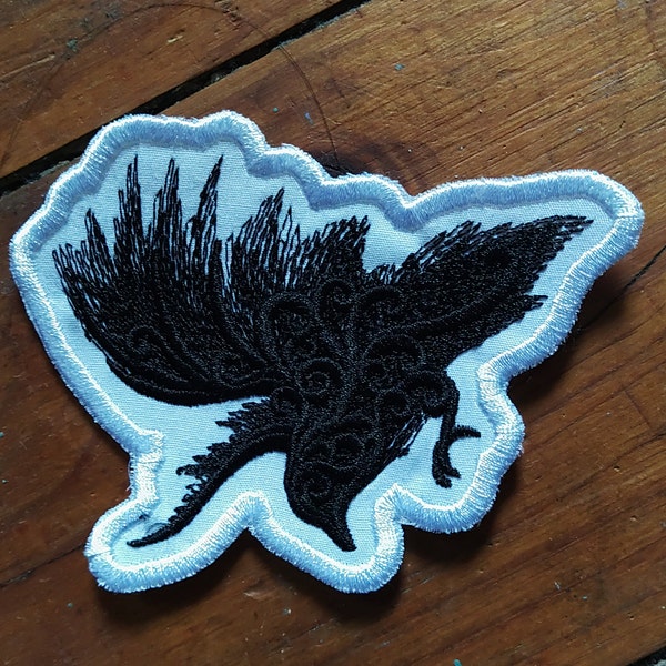 The Raven Patch! Any Color! Custom Made! - Etsy