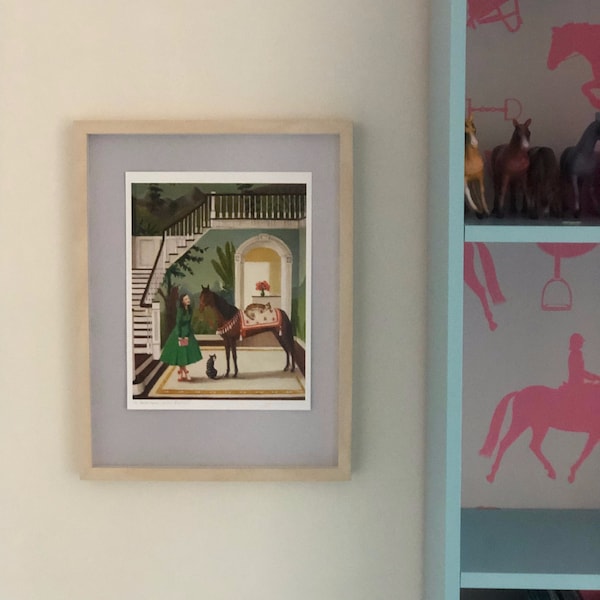 A House Horse Called Rousseau. Art Print. Janet Hill Studio - Etsy