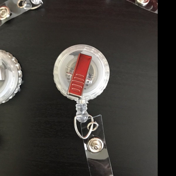 10 Clear Badge Reels - Free Shipping!! - SWIVEL Pinch Clip ( 360 ...