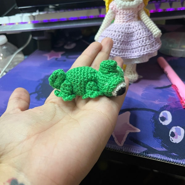 Pascal Crochet Pattern, Amigurumi Chameleon Pascal From Tangled ...