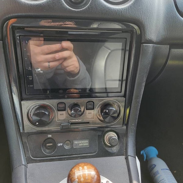Miata MX5 HVAC Anodized Aluminum Knurled Black Climate Control Knobs ...