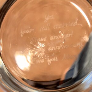 Personalized Handwriting Whiskey Glass Engrave Your Handwritten Message ...