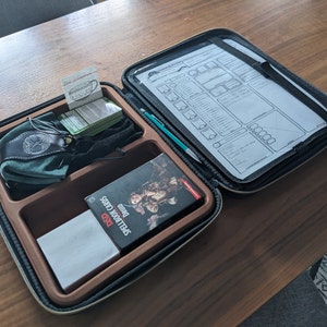 RPG Organizer Binder Case D&D Storage for Dice and Miniatures Gift for ...