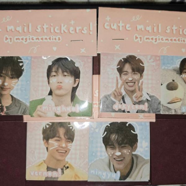 Zb1 Zerobaseone Mail Stickers! (pack of 18) | Cute Kpop Happy Mail ...