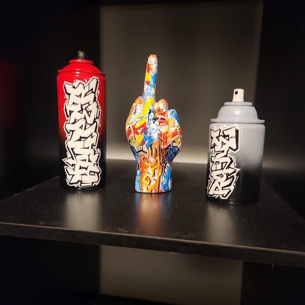 Custom Graffiti Spray Paint Can Name Letters Personalized Street Art ...