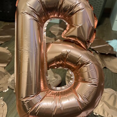 16 Capital Gold Foil Letters Numbers Symbols Balloons - Etsy