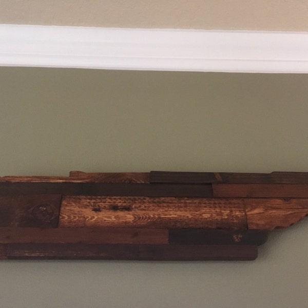 Tennessee Rustic Wood State Cut Out, Wooden Tennessee State Outline ...