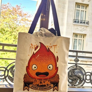 Calcifer Fire Demon Howl's Moving Castle Inspired Sticker - Etsy