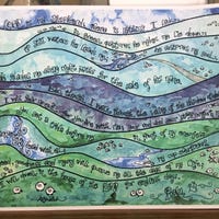 Beatitudes Tree Scripture Art, Personalized Gift; Matthew 5 3-10 ...