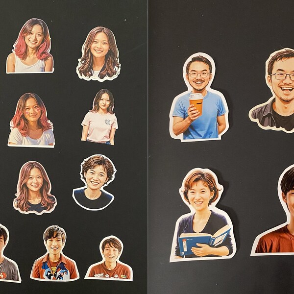 Custom Face Decal, Picture Stickers From Photo, Photo Sticker, Face ...