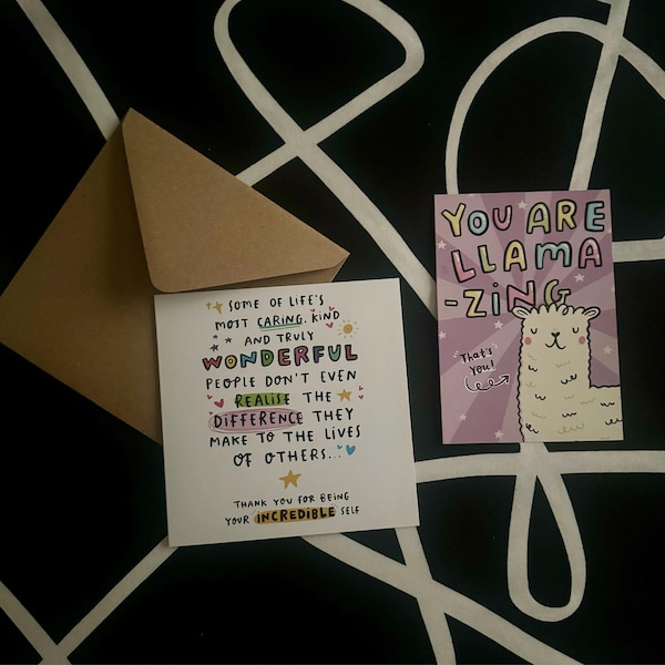 Thank You for Being Your Incredible Self Card - Thank You Card ...