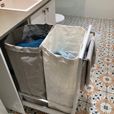 Washable Paper Basket JUMBO / Washable Paper Plant Holder / Laundry ...