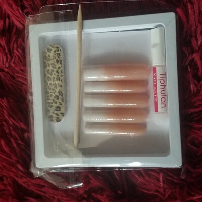 Fully Nude Acrylic Press on Set-nude Press Ons Press on Nails - Etsy