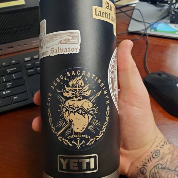 3" Cor Jesu Sacratissimum Vinyl Sticker - Etsy