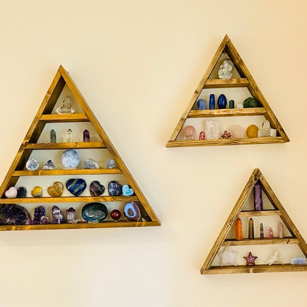 Display Altar Shelf, Altar Shelf, Wooden Triangle - Etsy